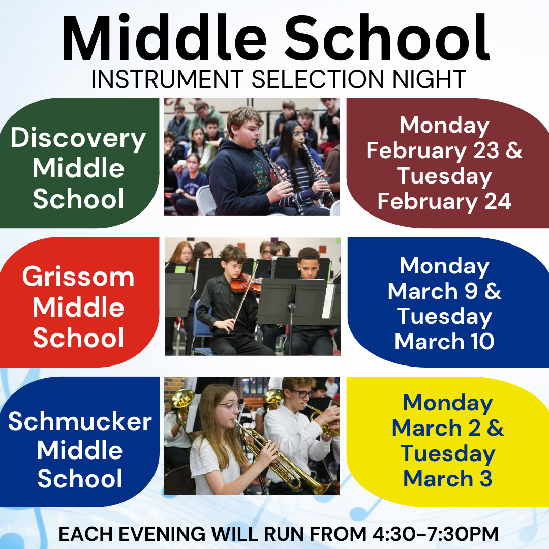 2026 Instrument Selection Night - Moran Elementary School